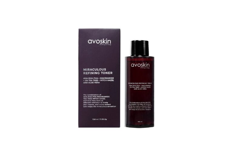 Review Avoskin Miraculous Refining Toner: Exfoliating Toner Lokal
