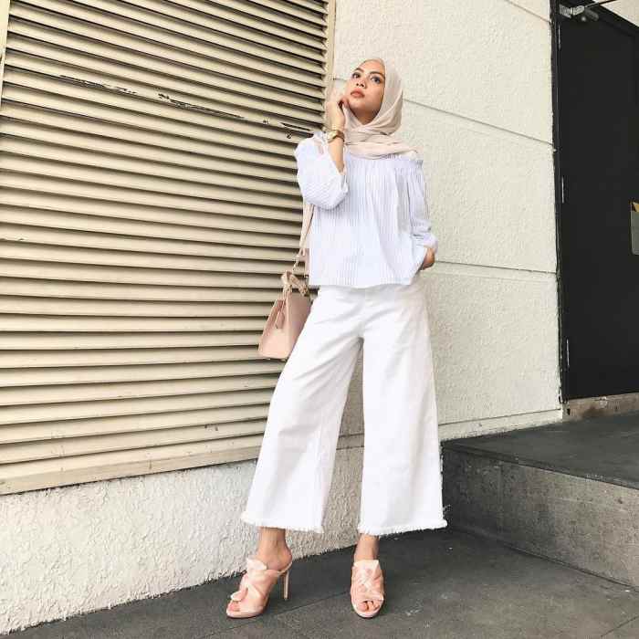 10 OOTD Kulot Putih: Fashion Style Sehari-hari hingga Formal