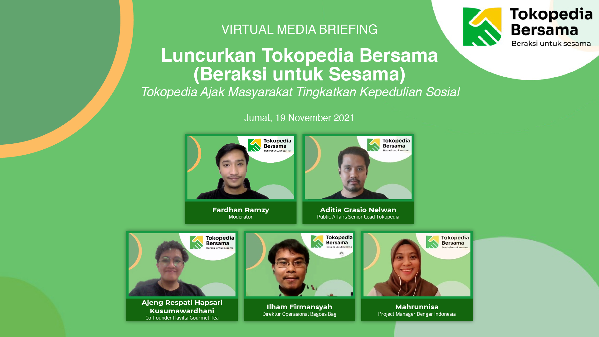 Luncurkan ‘Tokopedia Bersama’ Usung Lima Pilar Utama, Edukasi dan ...