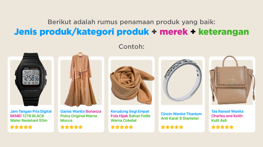 Cara Memberi Nama Produk dengan Baik - Pusat Seller Tokopedia