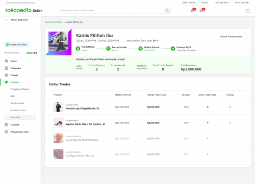Cara Daftar Produk di Flash Sale - Pusat Seller Tokopedia