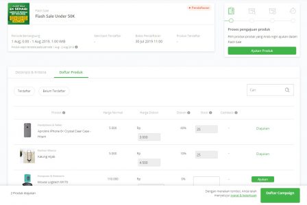 Cara Daftar Produk di Flash Sale - Pusat Seller Tokopedia