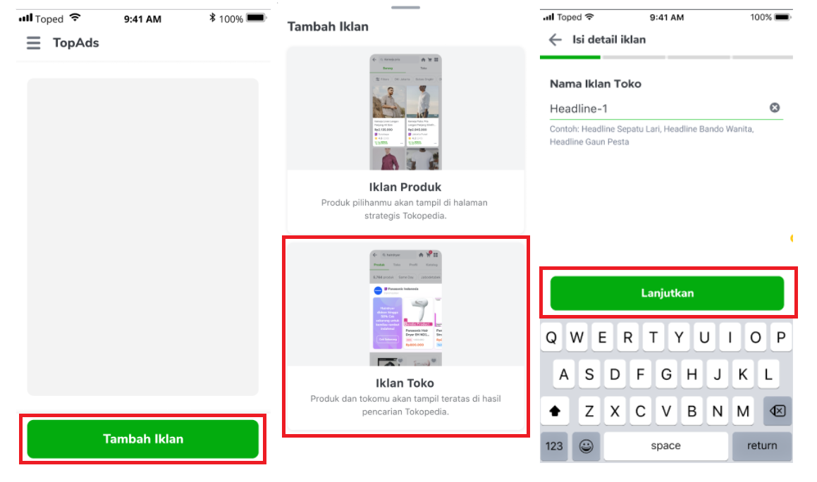 TopAds Iklan Toko, Bikin Toko Tampil Pertama - Seller Center Tokopedia