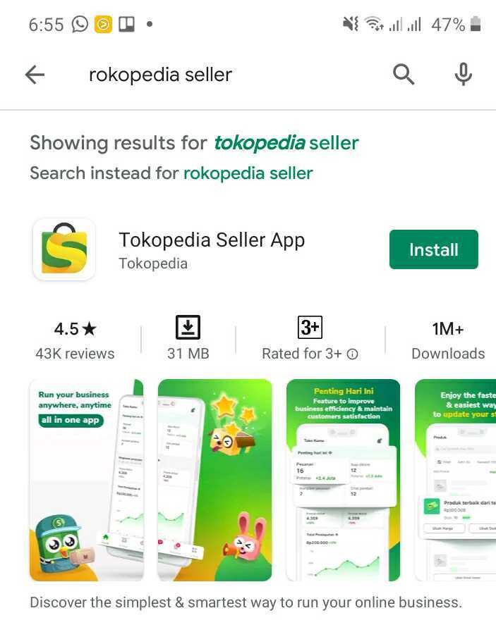 Keuntungan Memiliki Aplikasi TopSeller - Pusat Seller Tokopedia