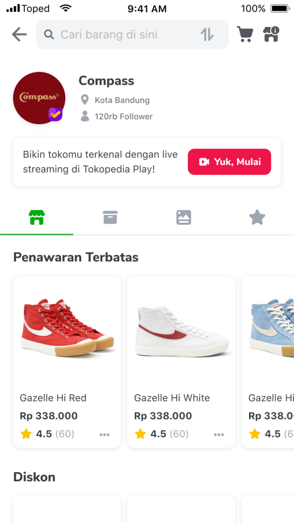 Promosiin Produkmu Lewat Live Streaming di Tokopedia Play