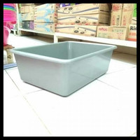 Jual Baskom kotak plastik sedang I Bak segi plastik besar I Bak Segi ...
