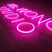 Jual Neon flexible lights 12v led stripe lampu tulisan neon sign lamp ...