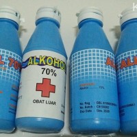 Jual Alkohol 70% antiseptik 100ml Untuk cuci dan kompres luka - Kab ...