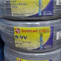Jual kabel tlp supreme itc 2x2x0.6 original / kabel telephone supreme ...