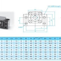 Jual BK 12 + BF 12 Ball Screw End Support (Ballscrew BK12 + BF12 set ...