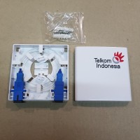 Review Produk - roset fiber optik / FTTH 2 core Sc upc lengkap Telkom ...
