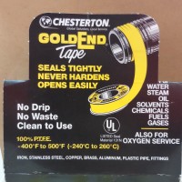Jual CHESTERTON "GOLD END" P.T.F.E seal tape / seal tape tahan panas ...