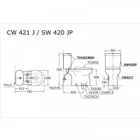 Jual TOTO CW421 / CW421J + TCW07S ECO WASHER - Kota Tangerang ...