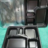 Jual MIKA BENTO BOX SEKAT 5 TRAY BENTO TEMPAT MAKAN PLASTIK KOTAK ...