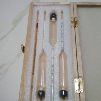 Jual Alkoholmeter 3 Skala + Thermometer Alkohol Meter Termometer ...