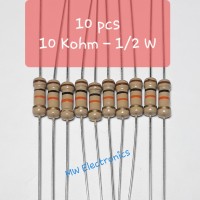 Jual 10 Kohm - 10 Kilo ohm - 10K - Resistor 1/2 Watt toleransi 5% ...