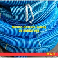 Jual Selang Hisap Spiral Biru 1 inci Selang Pompa Air Sedot Irigasi PVC ...