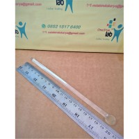 Review Produk - spatula kaca 20 cm Batang pengaduk kaca ujung pipih ...
