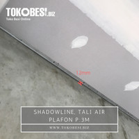 Jual List profil plafon gipsum, Shadowline, tali air panjang 3m - Kota ...
