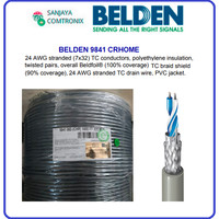 Jual BELDEN 9841 Chrome Cable RS-485 Multi-Conductor 24 AWG stranded 1 ...