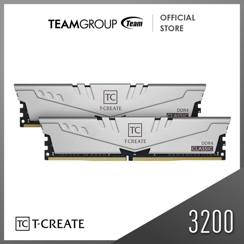 Jual Teamgroup Memory T-CREATE Classic DDR4 2x8GB 3200Mhz - Silver ...