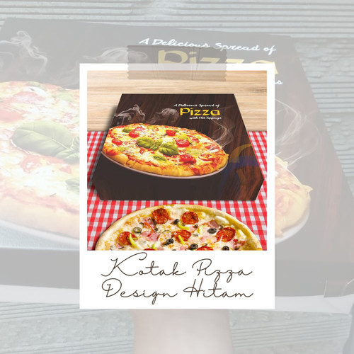 Jual box pizza / kotak pizza / dus pizza 25x25x5 - Full Color - Jakarta ...