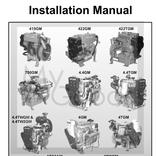 Jual Perkins Engine Installation Manual 4.4GM 4.4TGM 4.4TWGM 4.4TW2GM ...