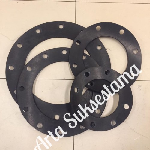 Jual Gasket Karet 2" Inch Pn16 / Gasket Rubber Flange Ada Lubang Baut ...