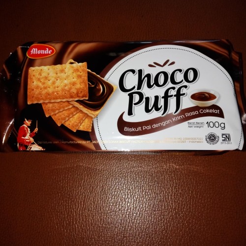 Jual Biskuit Monde Choco Puff/Biskuit Pai Cokelat 100g - Kota Bekasi ...