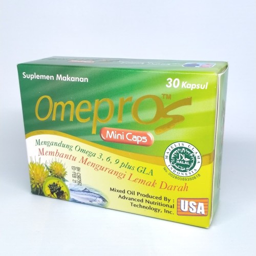 Jual Omepros Minicaps 30 Kapsul, Menurunkan Kolesterol, Hipertensi ...