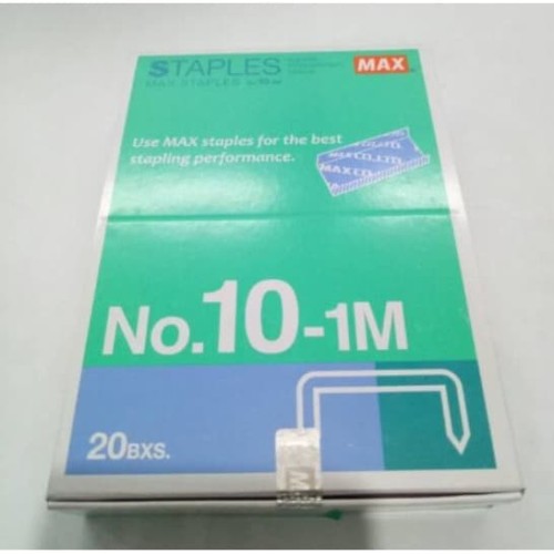 Jual [ PACK ] Isi Staples Max No 10 / Isi Staples Kecil - Jakarta Barat ...
