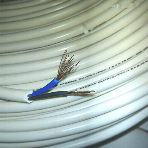 Jual kabel serabut merek Eterna 2x0,75 SNI // kabel rambut isi 2, SNI ...