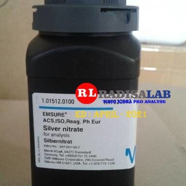 Jual SILVER NITRATE / SILVER NITRAT (AgNO3) 100 Gram / MERCK 1.01512. ...