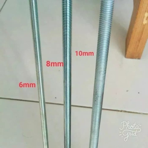 Jual Longdrat long drat as ass derat 8mm m8 putih galvanis - Jakarta ...