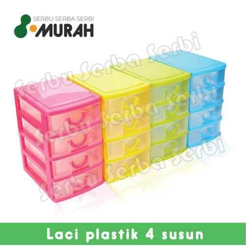 Jual Mini Container - Laci 4 Susun / Laci Plastik Susun 4 Serba Guna ...