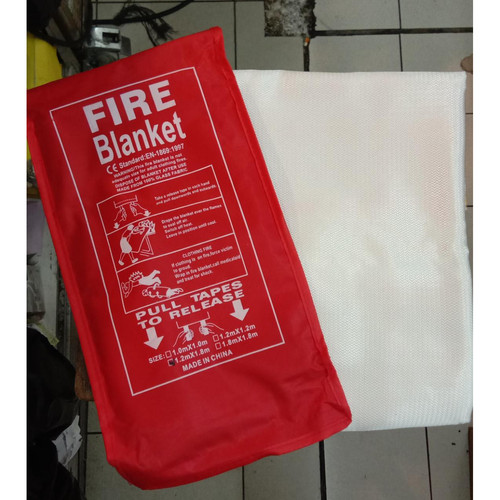 Jual Fire Blanket 1.2 x 1.8 Meter Selimut Safety Pemadam Kebakaran - Jakarta Barat - Safety ...