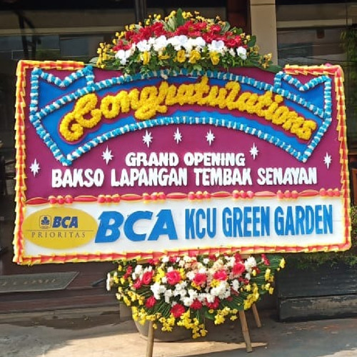 Jual Papan Bunga Standard / Karangan Bunga Congratulation / Pembukaan ...