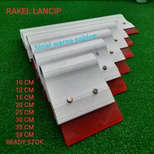 Jual Rakel sablon 7mm LANCIP merah + gagang allumunium - Jakarta Barat ...