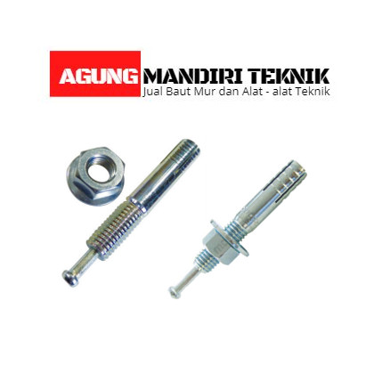 Jual High Anchor Sanko M10 x 90 / Hit Anchor / Dynabolt Angkur Ketok ...
