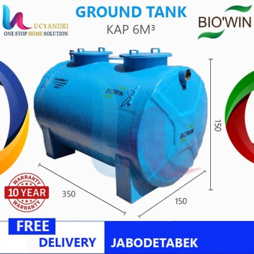 Jual Tangki Air Tanam 6000 L Toren Pendam Tandon Ground Tank GT-6 - Kab ...