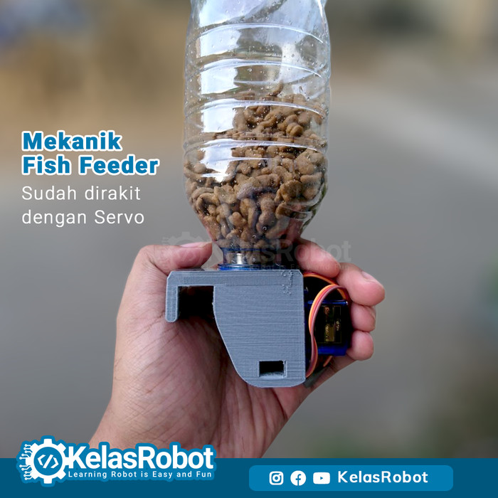Jual Mekanik Pakan Ikan Otomatis - Auto Fish Feeder For Arduino - Murah ...