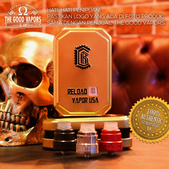 Jual Reload S RDA Authentic from Reload Vapor USA - Hitam - Jakarta ...