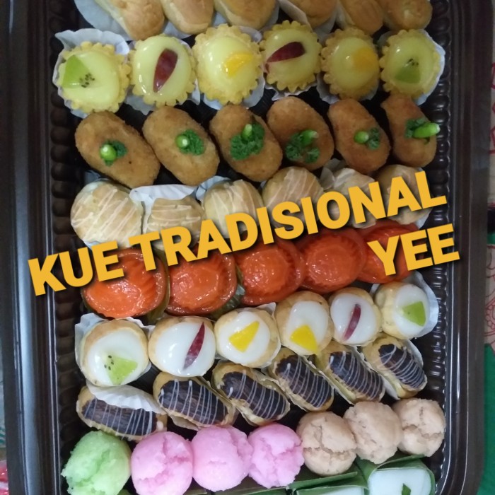 Jual Paket Kue Basah Mini di nampan coklat isi 50pcs - Kota Tangerang ...