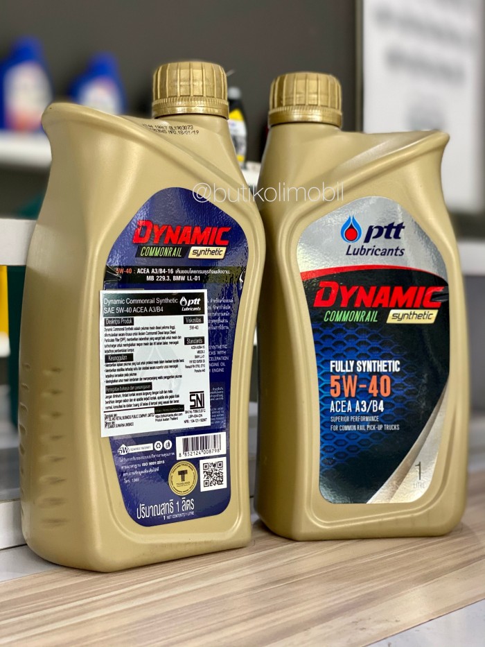 Jual PTT 5W-40 / 5W40 DYNAMIC COMMONRAIL FULLY SYNTHETIC - 100% ORIGINAL - Jakarta Utara - Butik ...