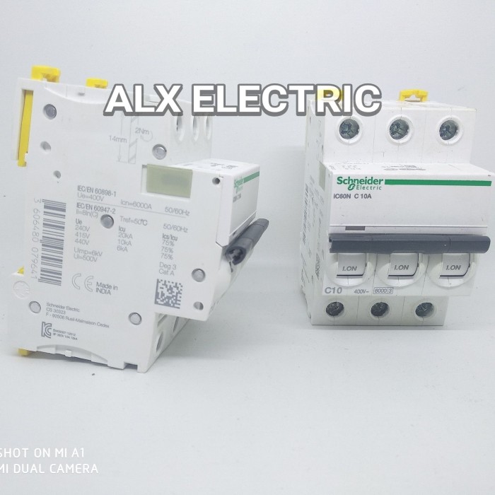 Jual MCB SCHNEIDER IC60N 3P 6A / 10A / 16A / 20A SNI Original - 20A - Jakarta Pusat - ALX ...