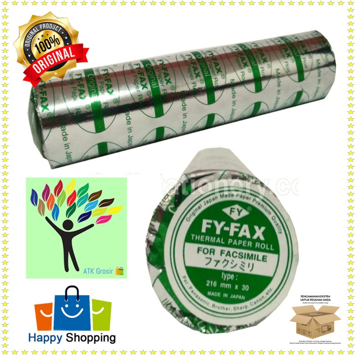 Jual Kertas Fax Thermal Paper Roll 210 x 30 - Jakarta Barat - ATK Grosir | Tokopedia