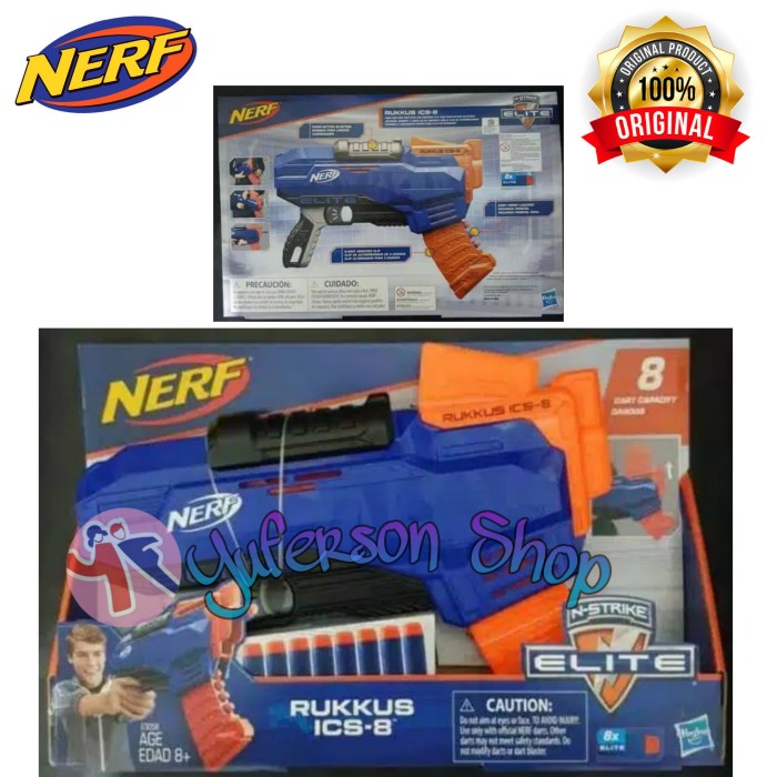 Jual Nerf Elite Rukkus ICS 8 - Kota Tangerang - yuferson shop | Tokopedia