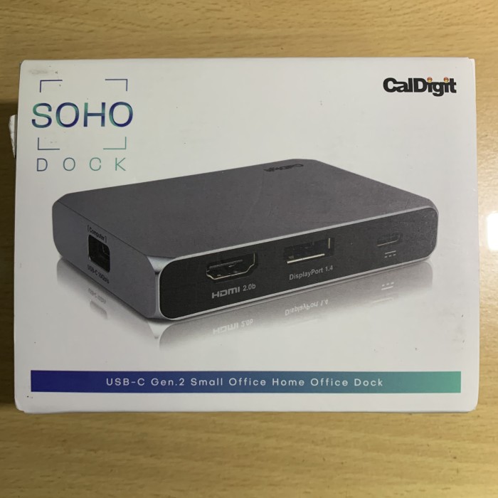 Jual Caldigit SOHO Gen 2 USB C Dock Hub 10Gb/s Dual 4K 60hz Monitor ...