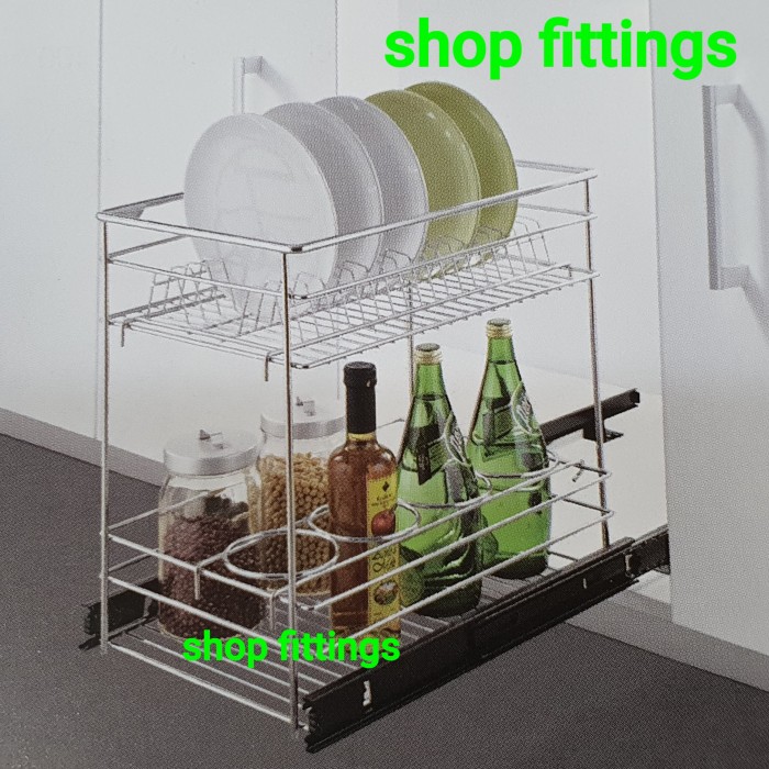 Jual SC29021 Vitco SC 29021 Rak Dapur Botol Piring Gelas Susun 2 ...