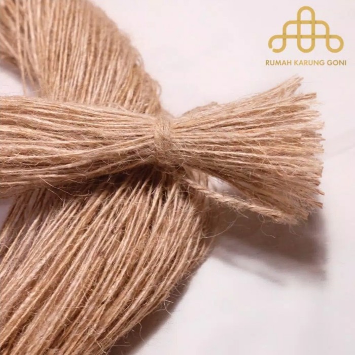 Jual Tali Goni 1ply 100m - Tali Rami 100 helai - Tali Hangtag - Jute ...
